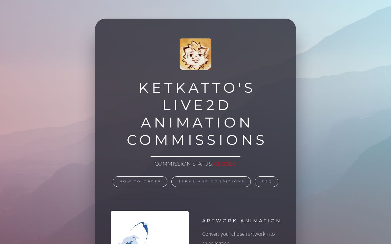 Ket's Live2D Animation Commissions